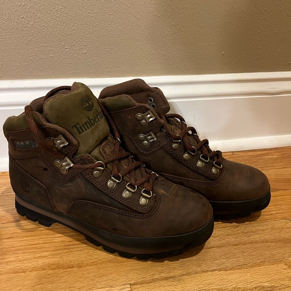 Timberland | Shoes | Vintage 9s Womens Timberland Allleather Hiker Sz ...